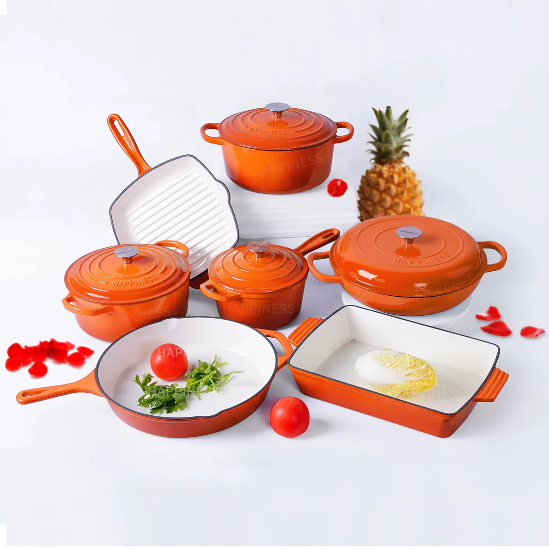Enamel Cast iron cooking pots Ceramic – Memand Interiors